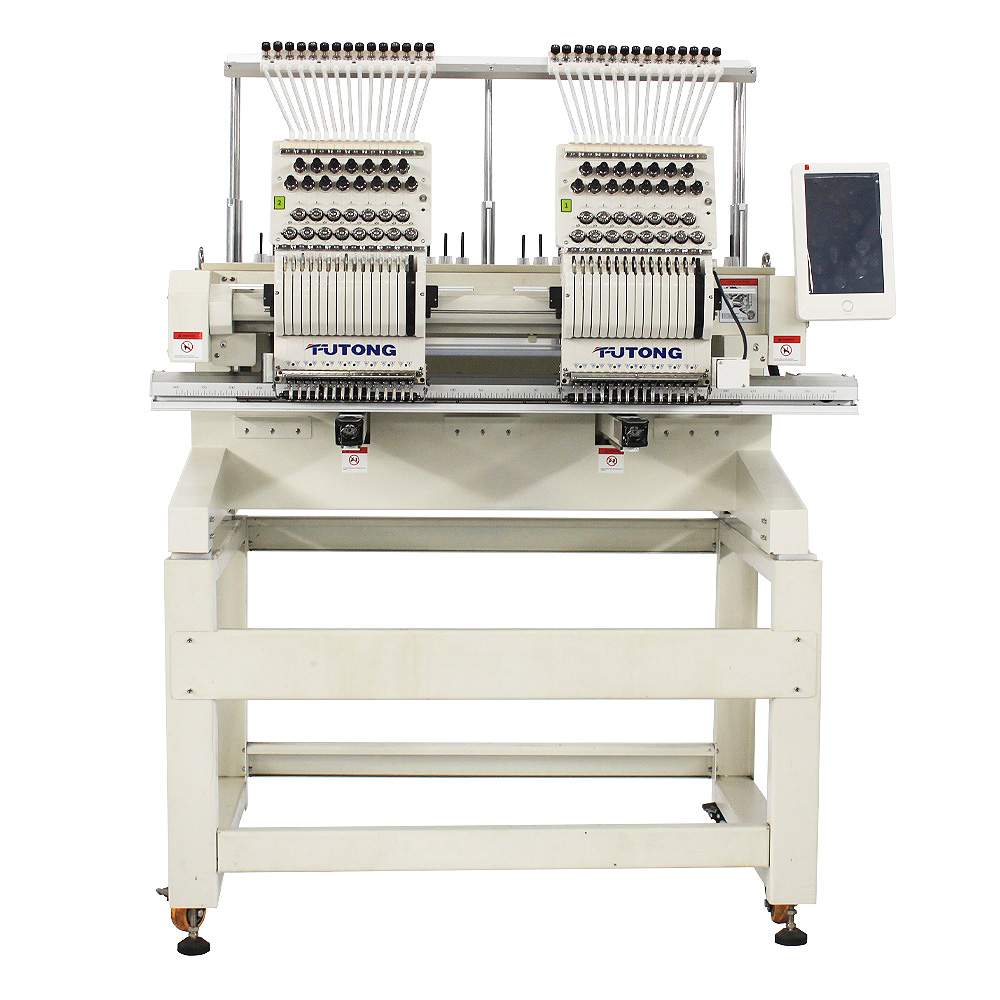 Two Head 15 Needles Embroidery Machine With Pattern-Design System For ...