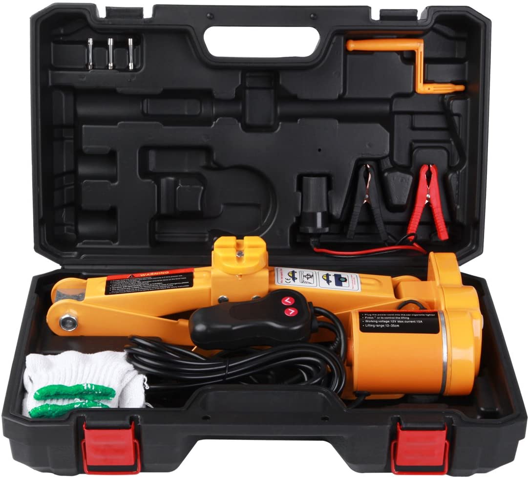 Electric jack for car store