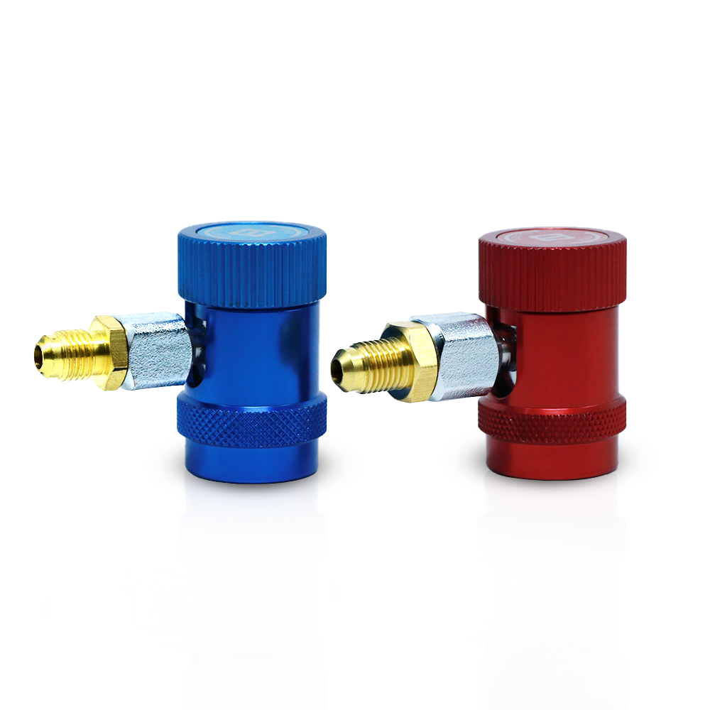 1234yf Gauge Set R1234yf AC Quick Coupler Adapter Kit - HVAC High Low ...