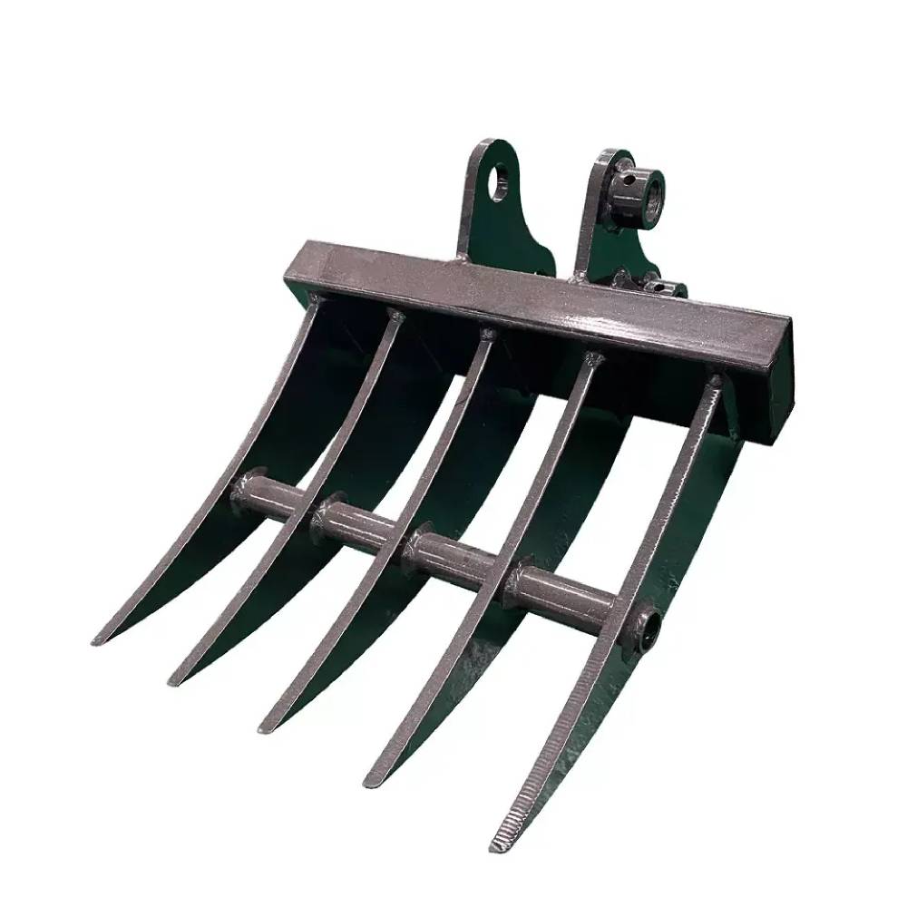 Mini Excavator Rake Small Excavator, Garden Ploughing Grass Rake, One